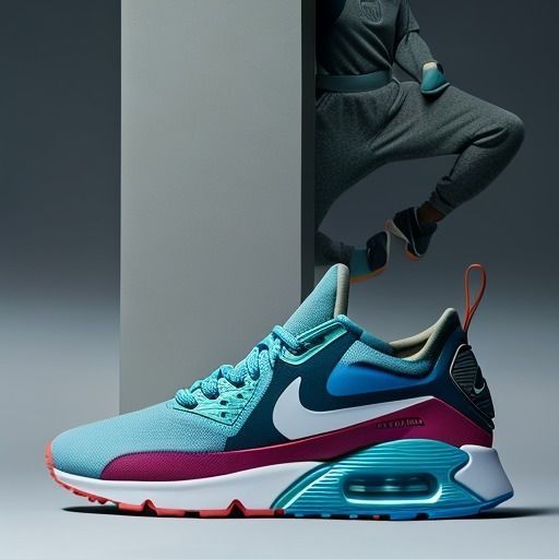 Nike Turquoise Running Shoe free VR / AR / low-poly 3D model | CGTrader