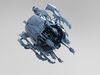 3D model Alien mothership harvester collection VR / AR / low-poly ...