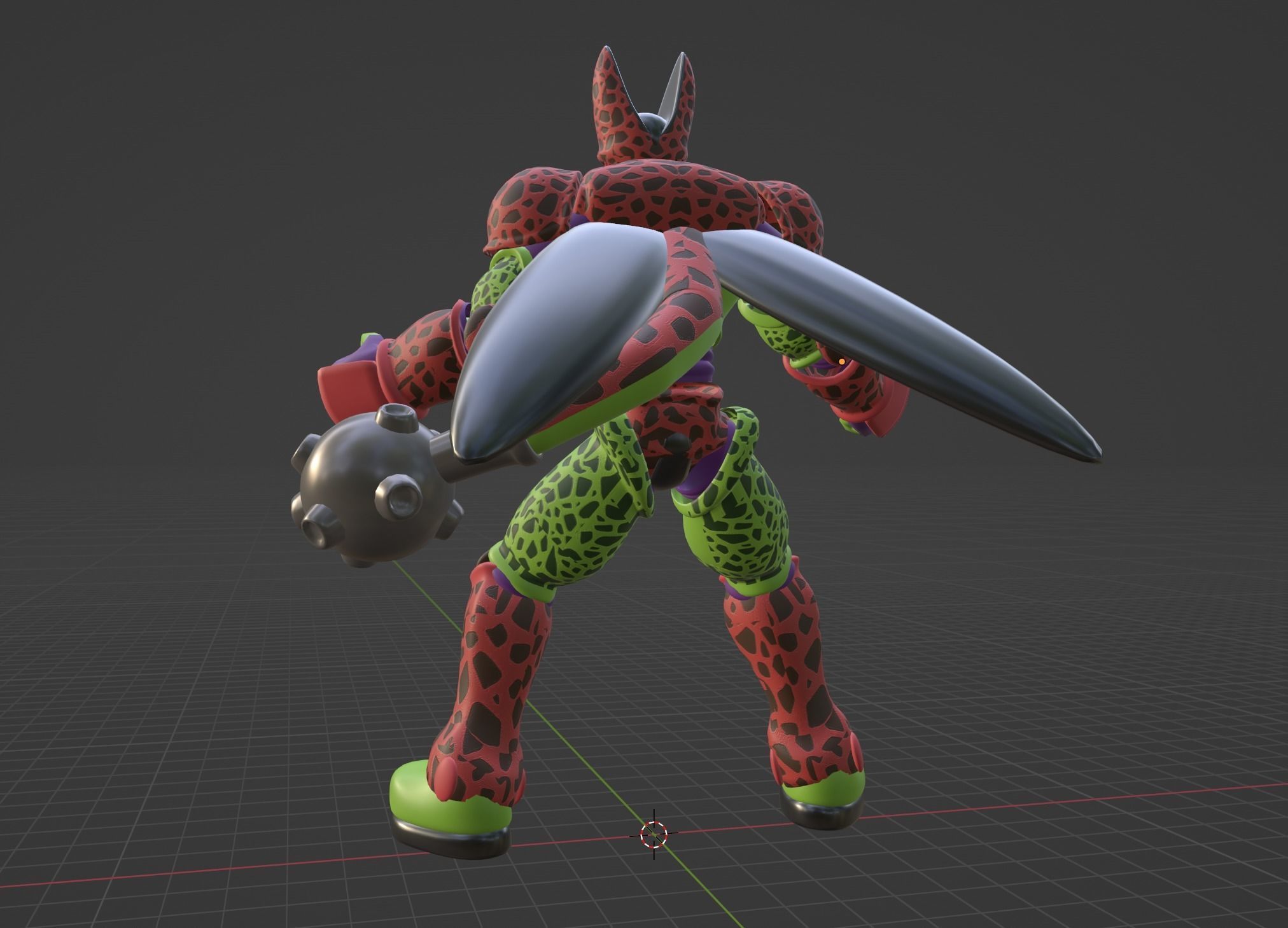 Cell Max - DragonBall Super 3D model rigged | CGTrader