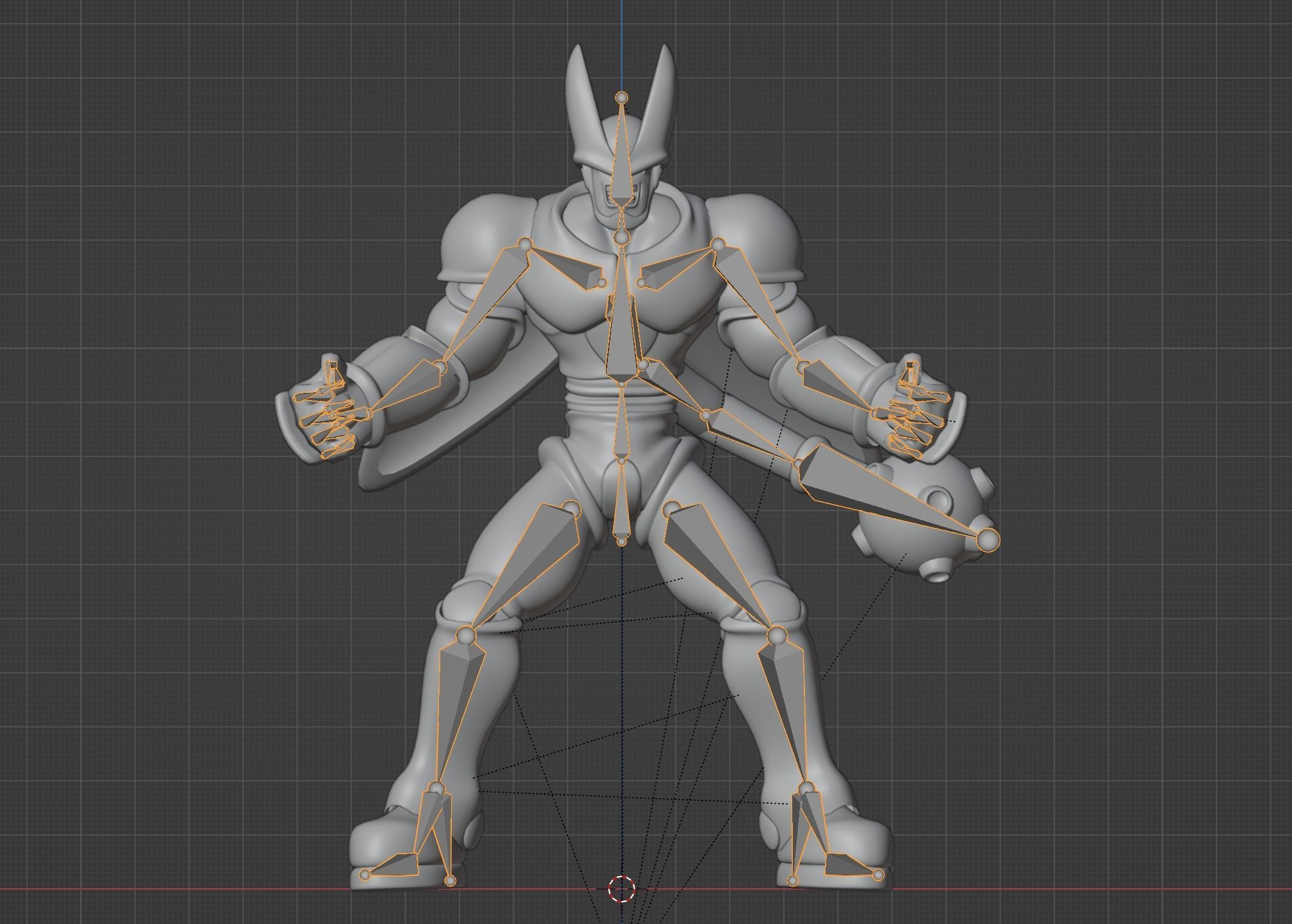 Cell Max - DragonBall Super 3D model rigged | CGTrader