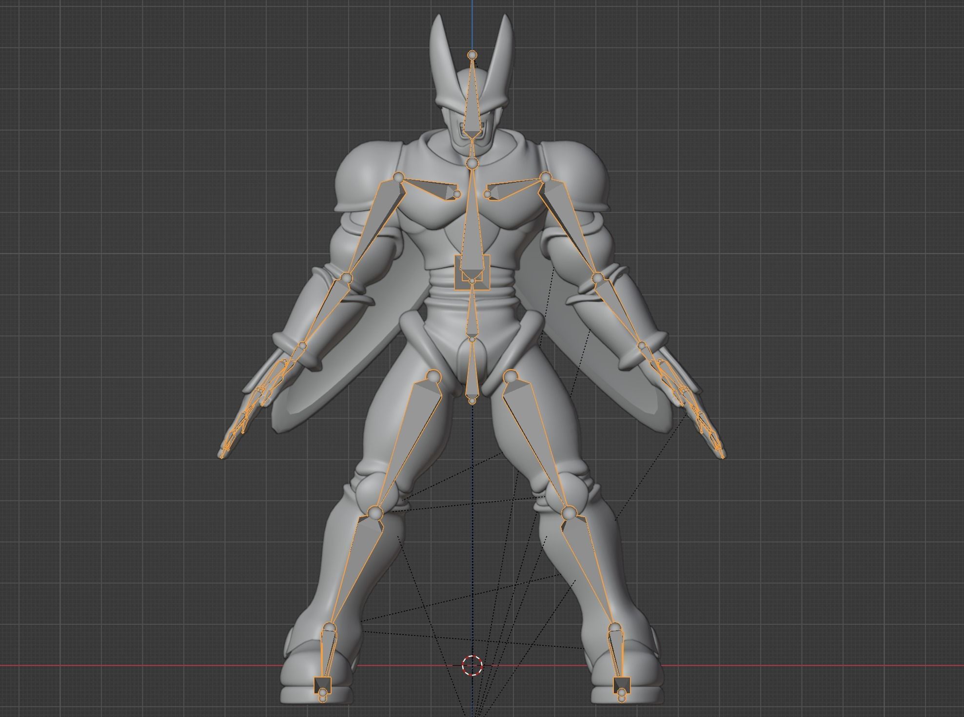 Cell Max - DragonBall Super 3D model rigged | CGTrader
