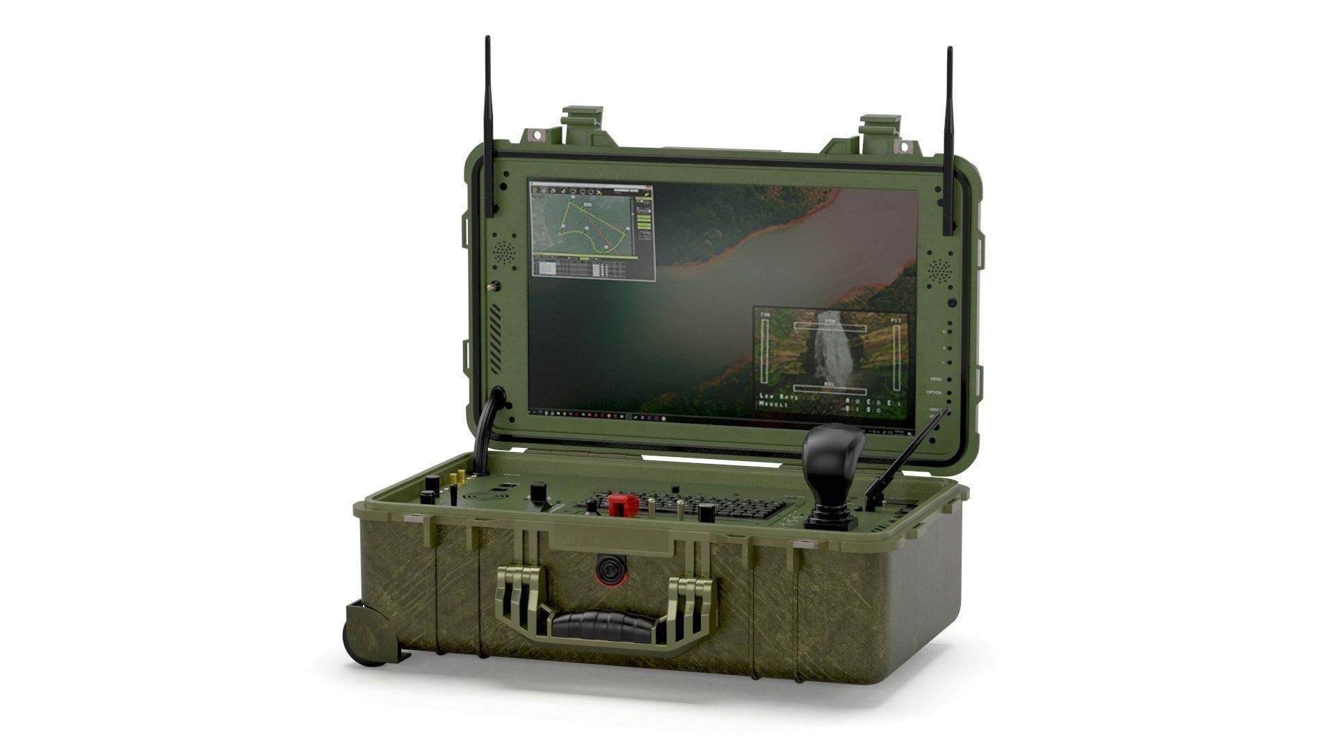 UAV Ground Control Station DESERT ROTOR 3D model | CGTrader