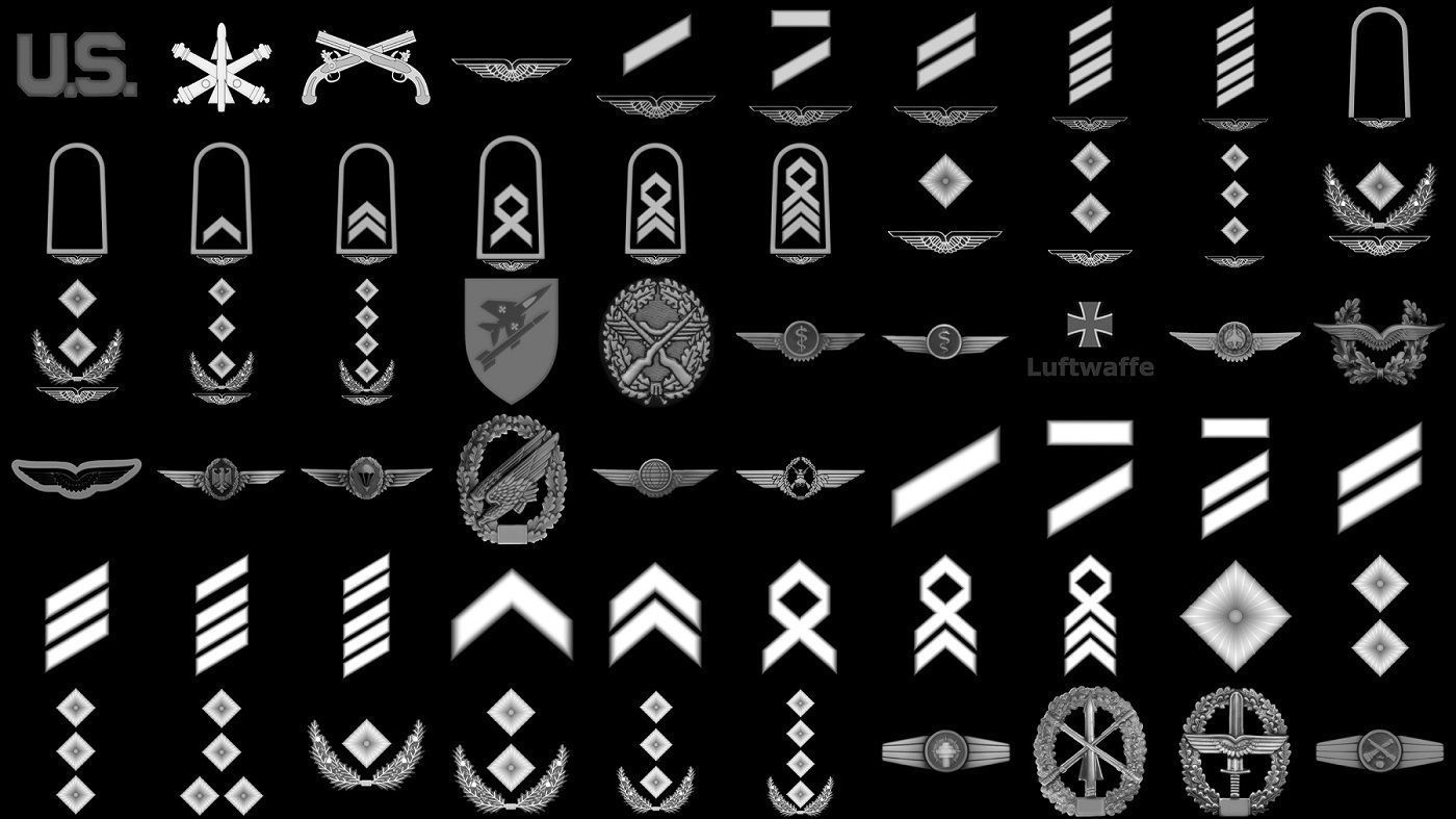 Military Rank and Badges Alpha-Brush Vol1 3D model | CGTrader