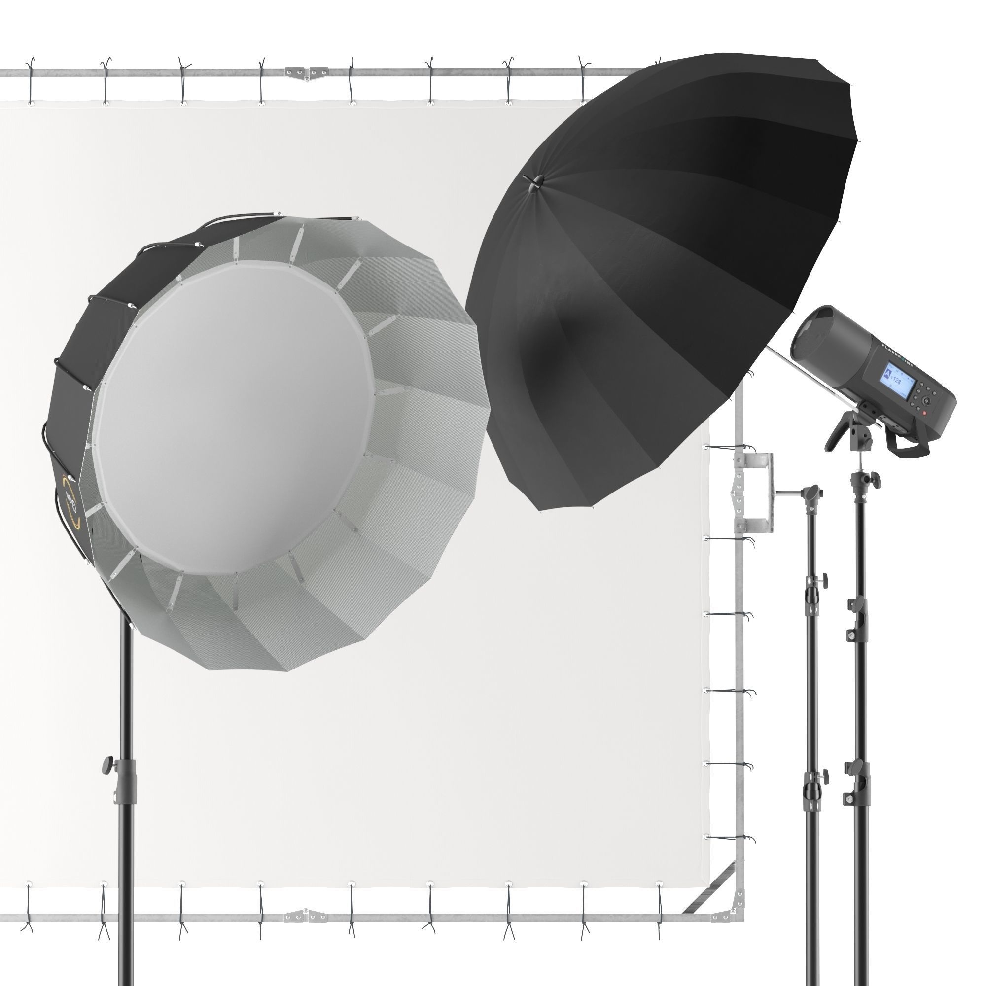 Photo Studio Lighting Set 3D model | CGTrader