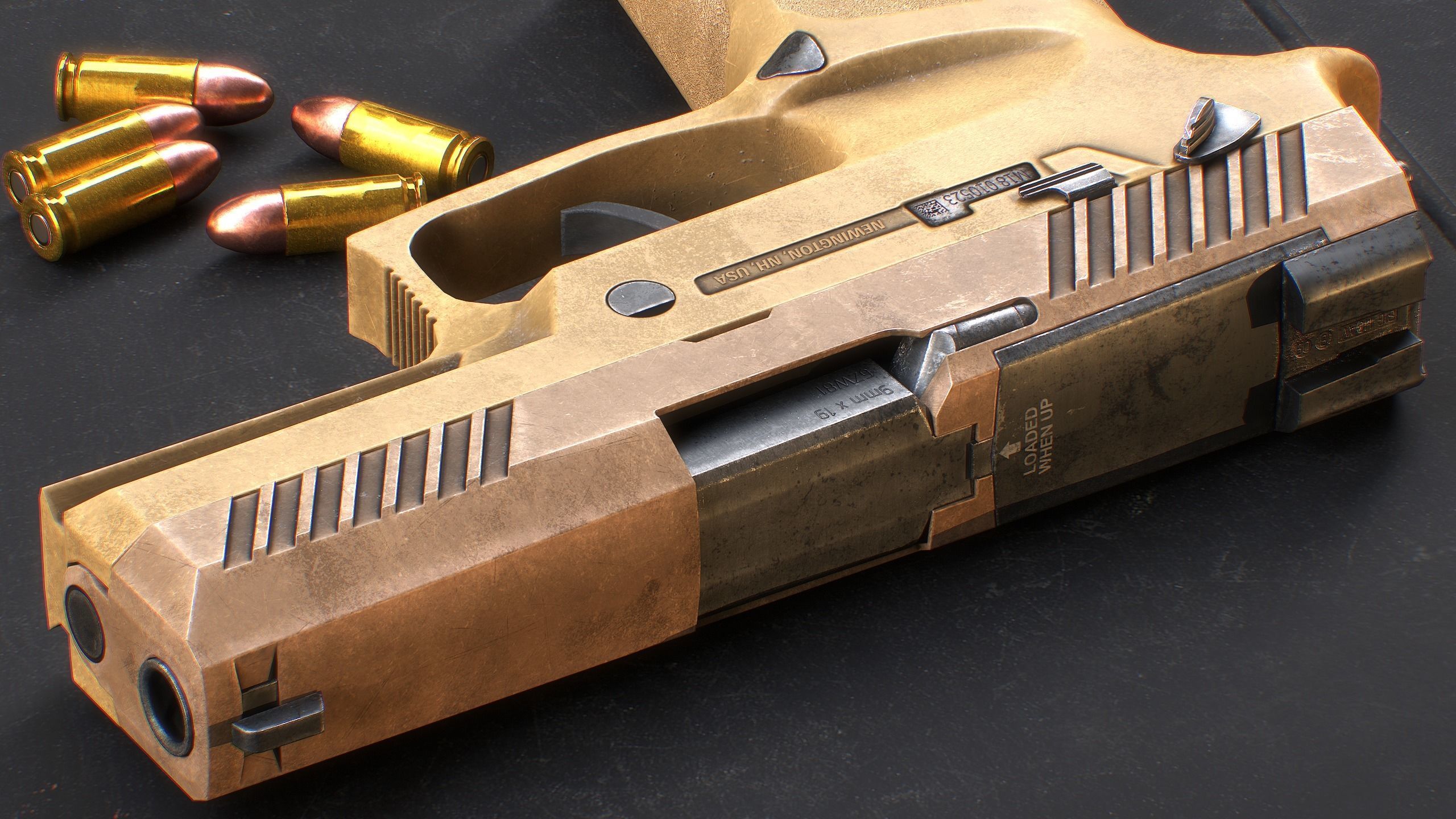 3D model SIG SAUER P320 M18 VR / AR / low-poly | CGTrader