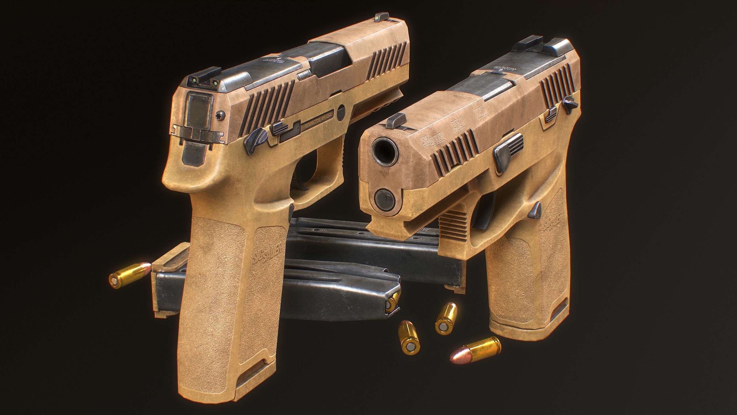 3D model SIG SAUER P320 M18 VR / AR / low-poly | CGTrader