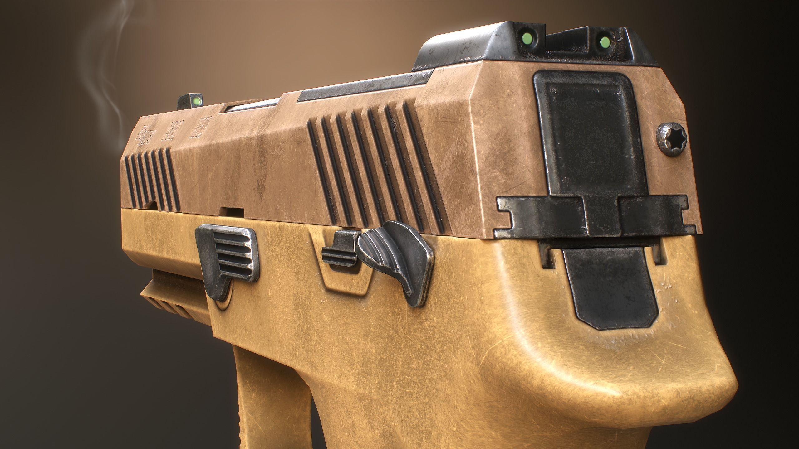 3D model SIG SAUER P320 M18 VR / AR / low-poly | CGTrader