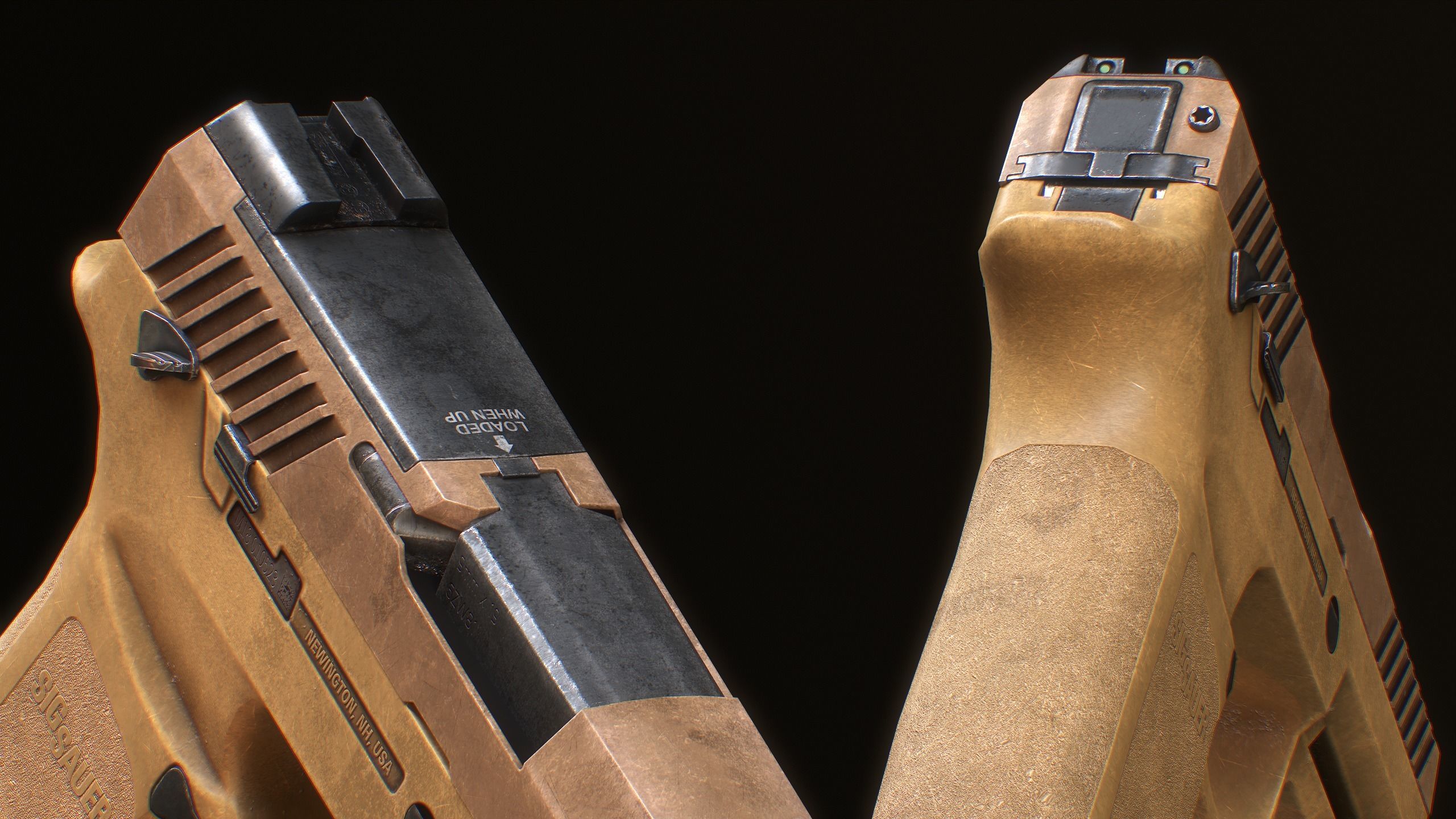 3D model SIG SAUER P320 M18 VR / AR / low-poly | CGTrader