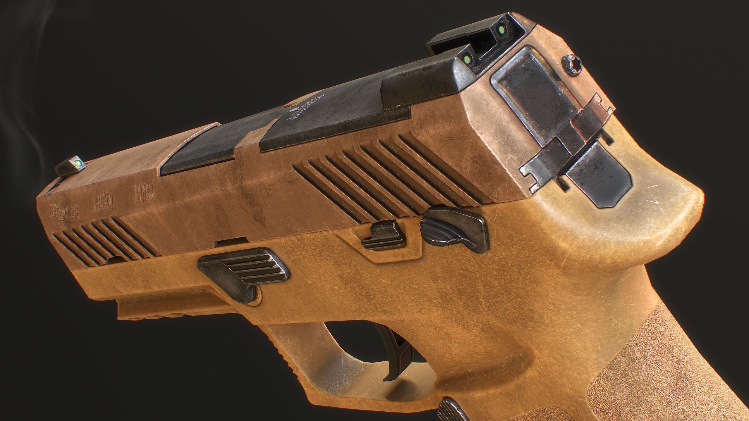 3D model SIG SAUER P320 M18 VR / AR / low-poly | CGTrader