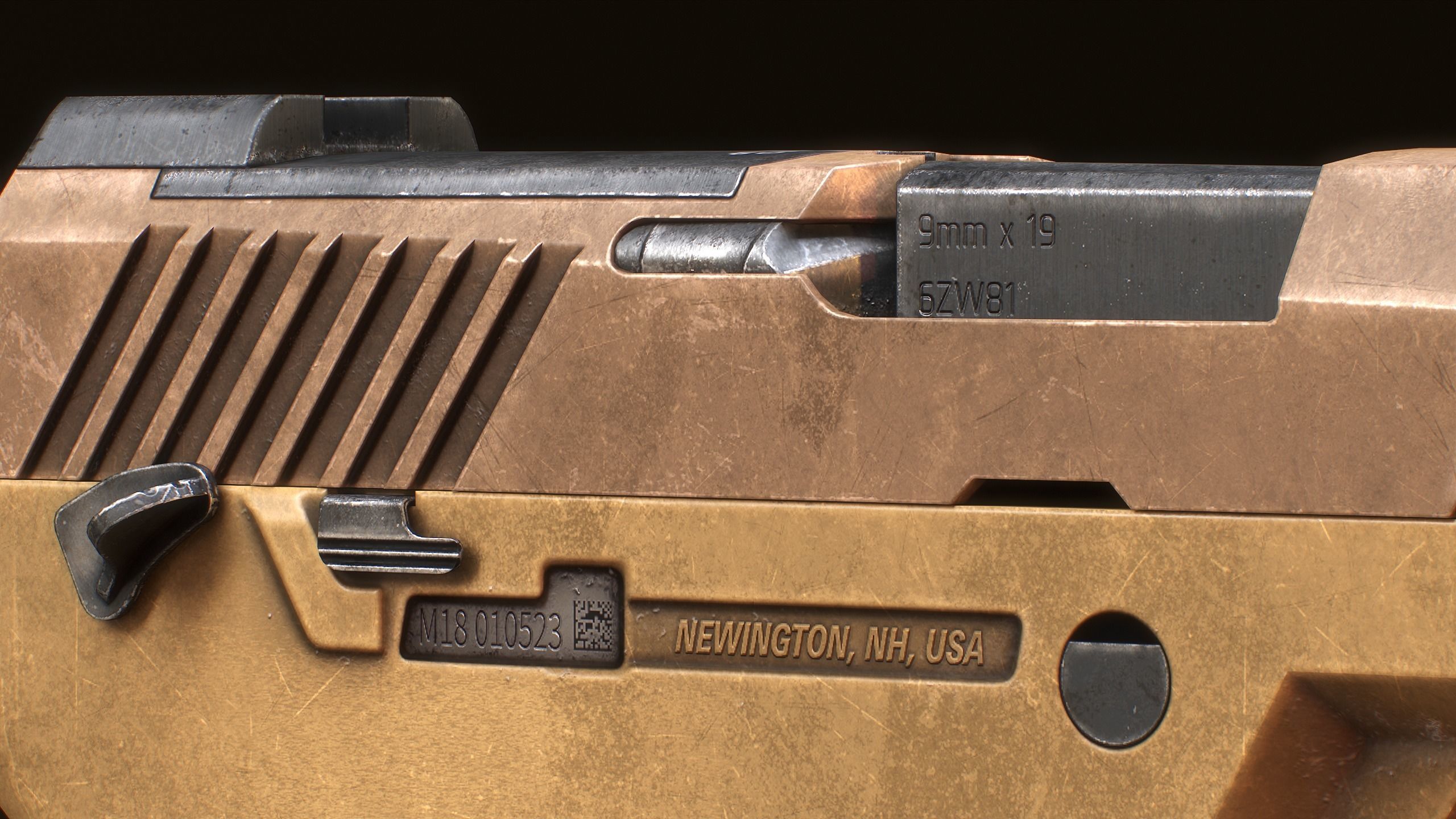 3D model SIG SAUER P320 M18 VR / AR / low-poly | CGTrader