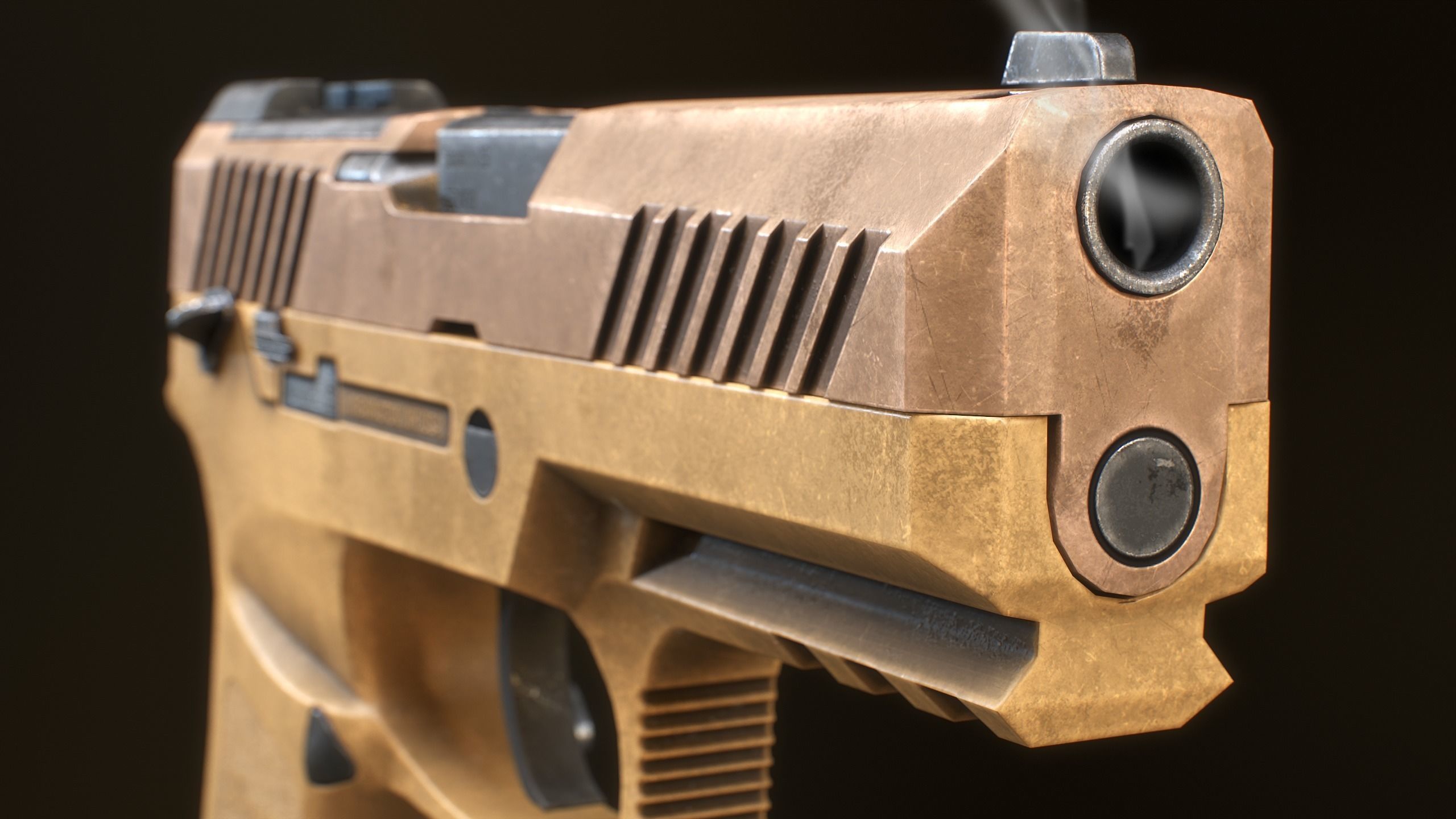 3D model SIG SAUER P320 M18 VR / AR / low-poly | CGTrader