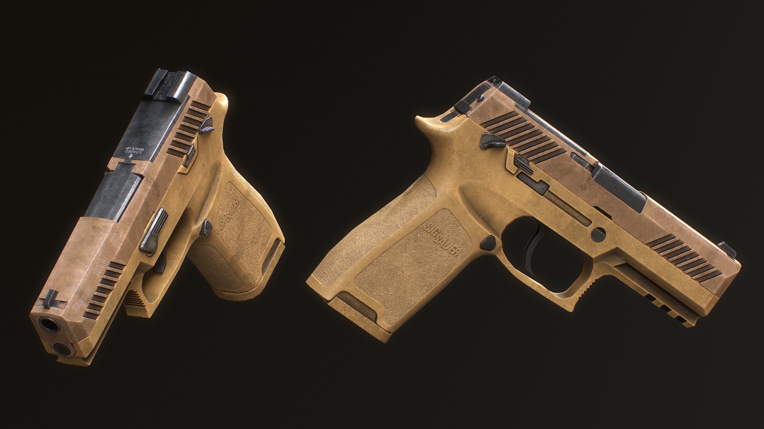 3D model SIG SAUER P320 M18 VR / AR / low-poly | CGTrader