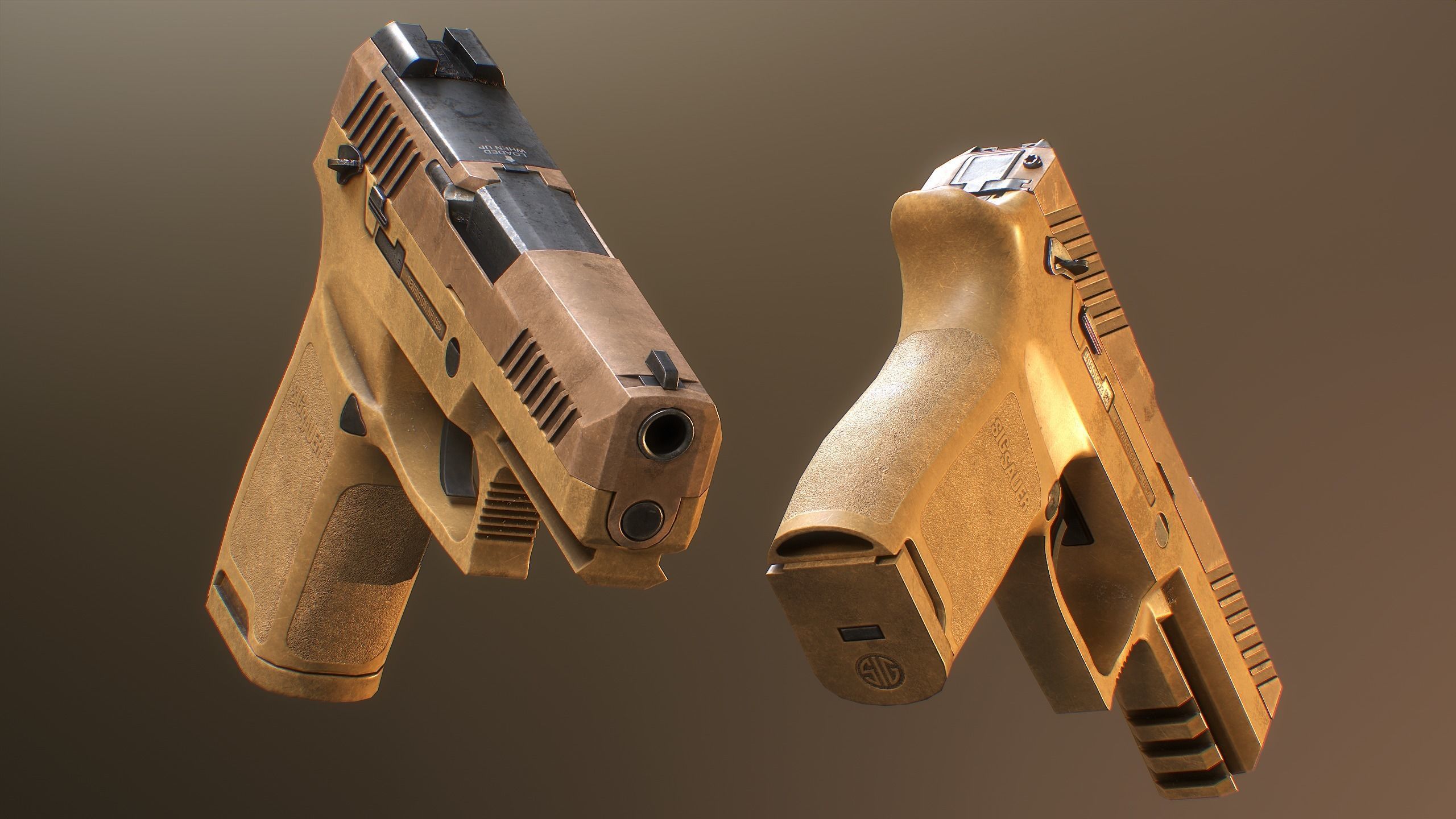 3D model SIG SAUER P320 M18 VR / AR / low-poly | CGTrader