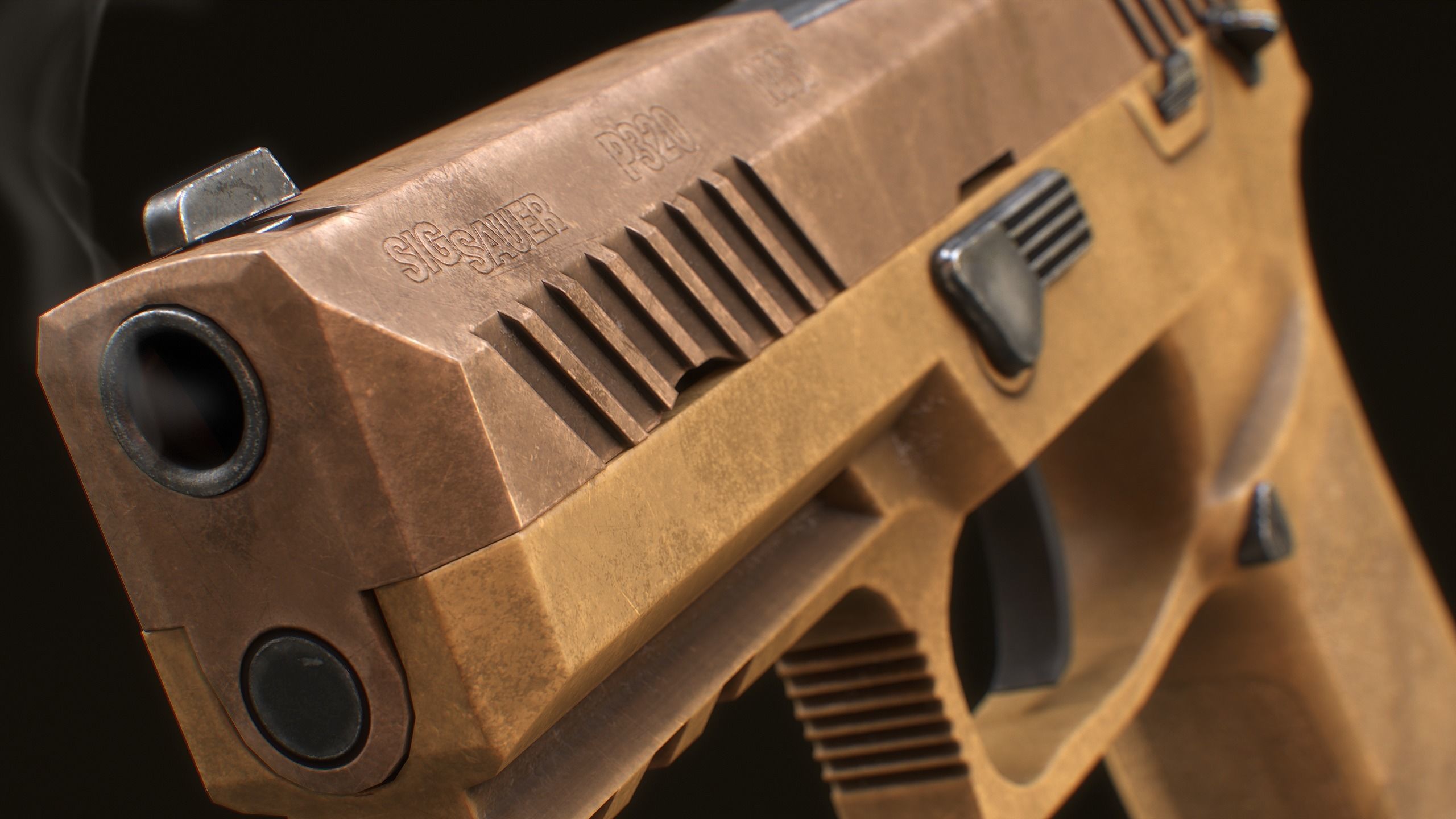 3D model SIG SAUER P320 M18 VR / AR / low-poly | CGTrader