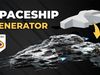 Spaceship Generator Blender 3D model | CGTrader