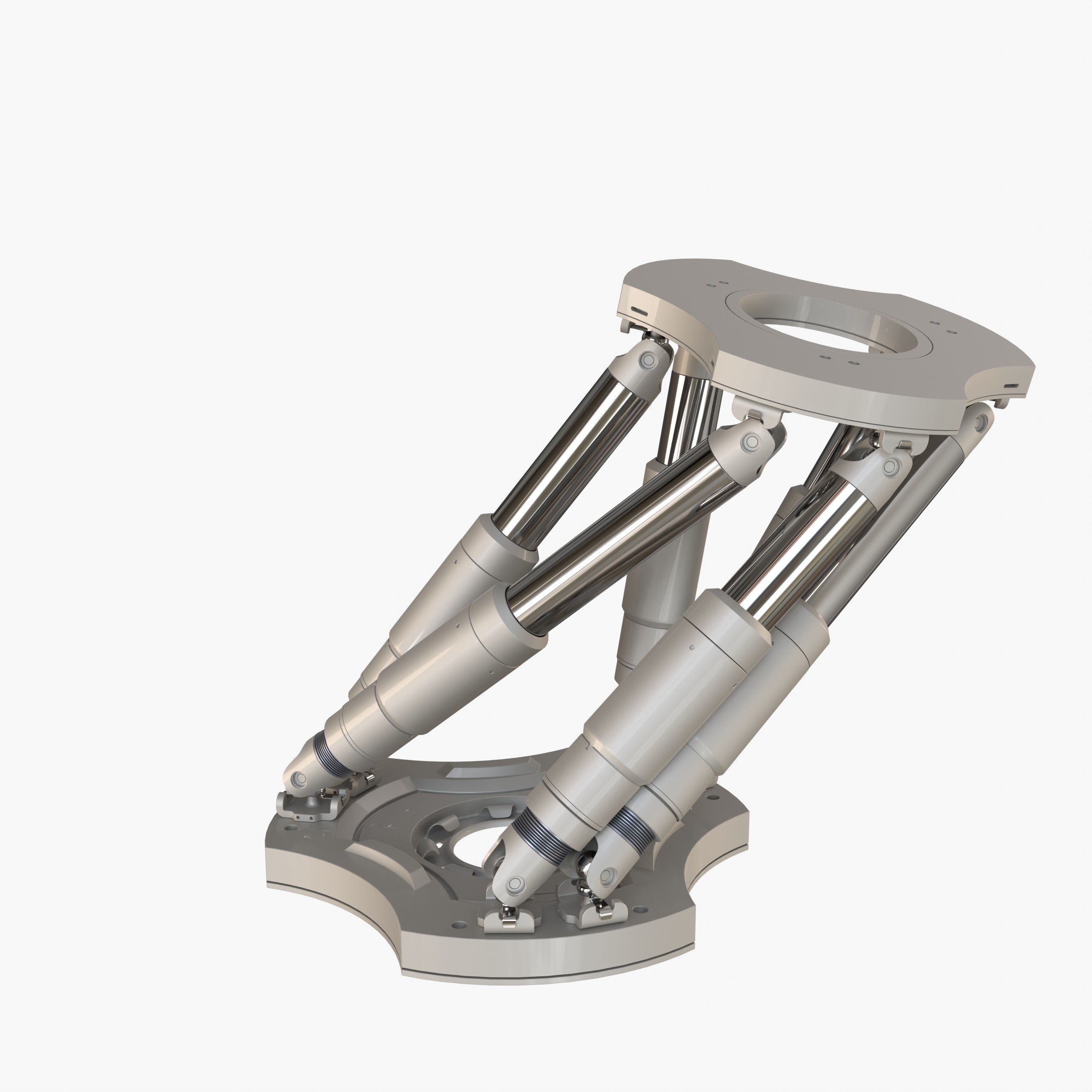Hydraulics 3d Model Animated Rigged Cgtrader
