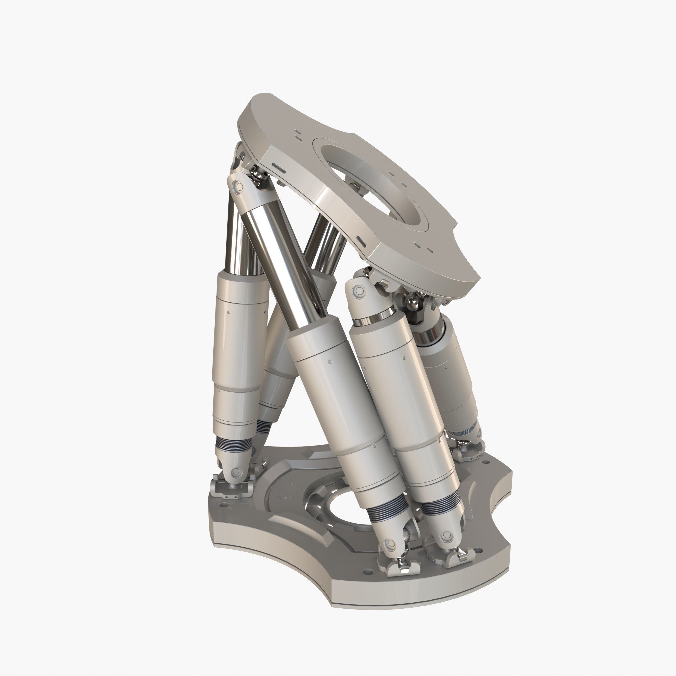 Hydraulics 3d Model Animated Rigged Cgtrader