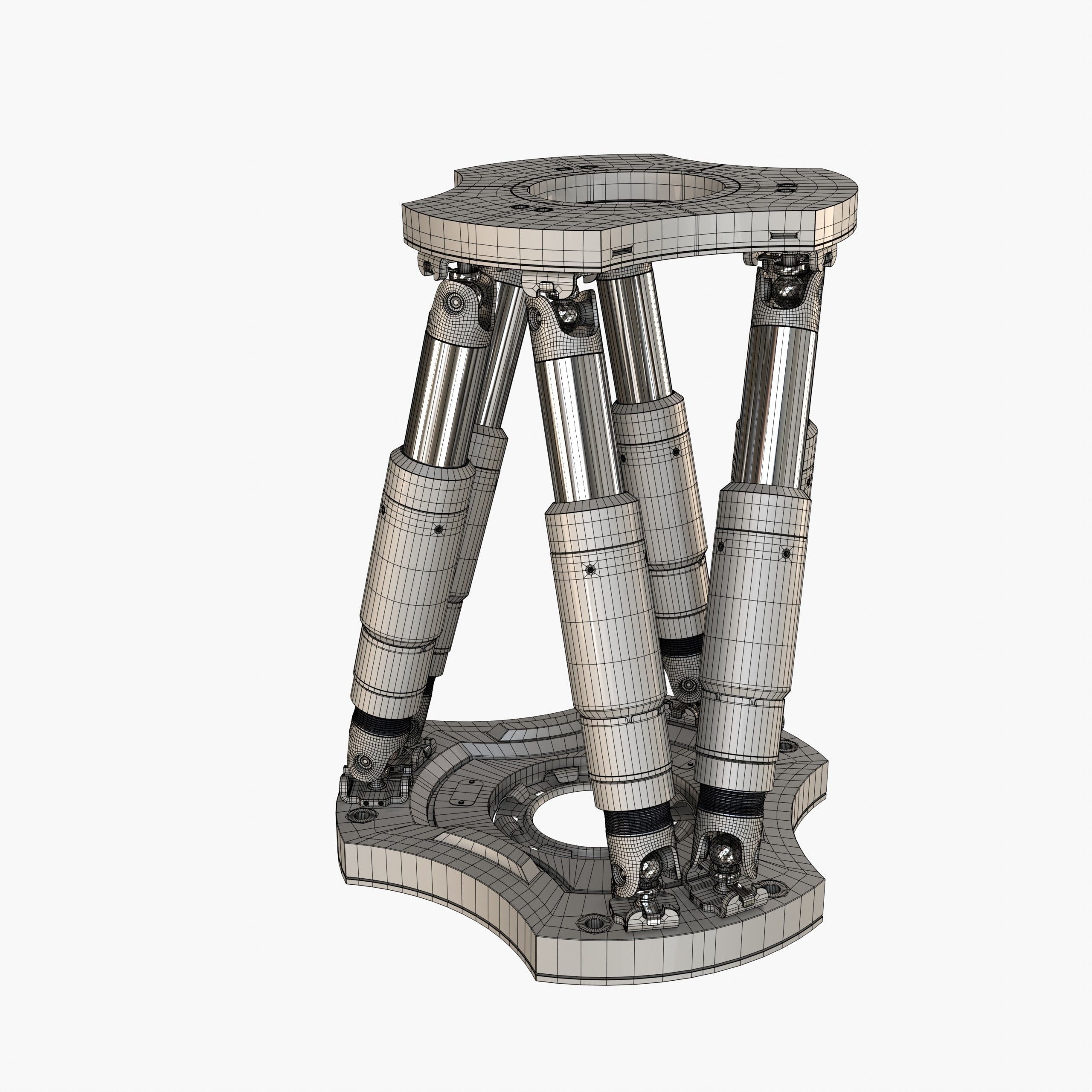 Hydraulics 3d Model Animated Rigged Cgtrader