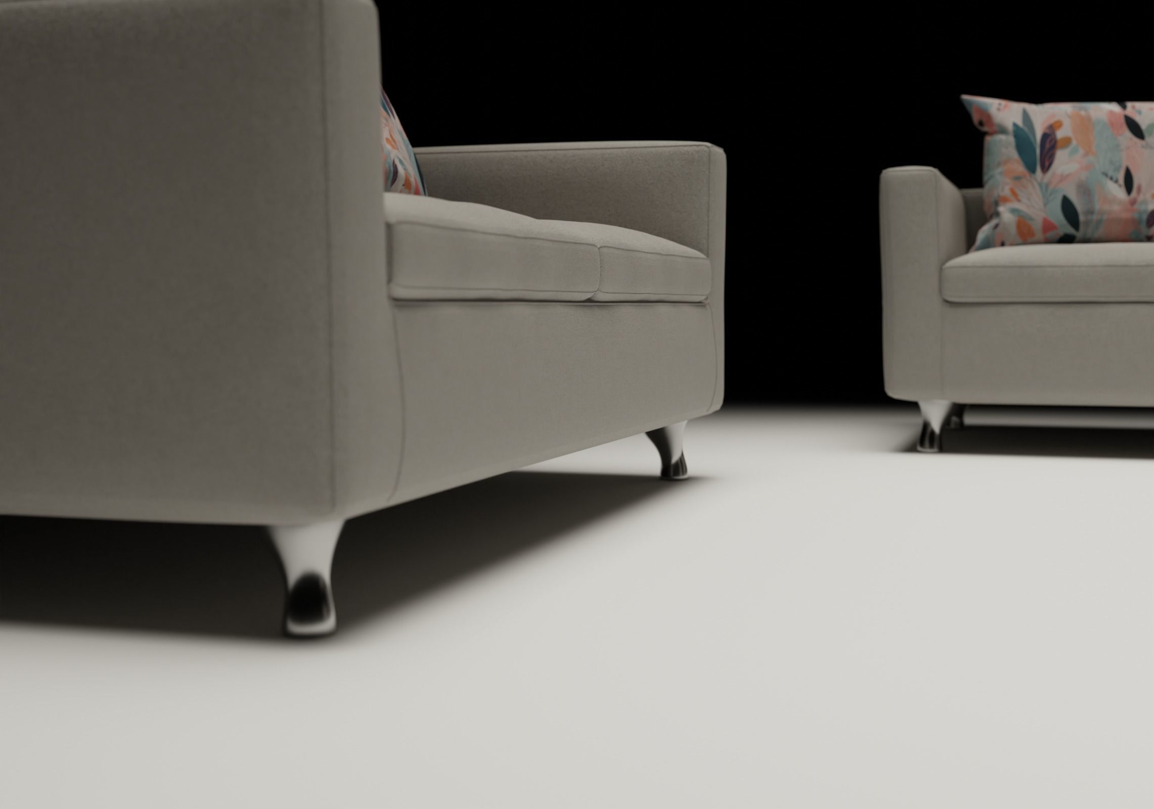 Modern Simple Livingroom Sofa set free 3D model | CGTrader
