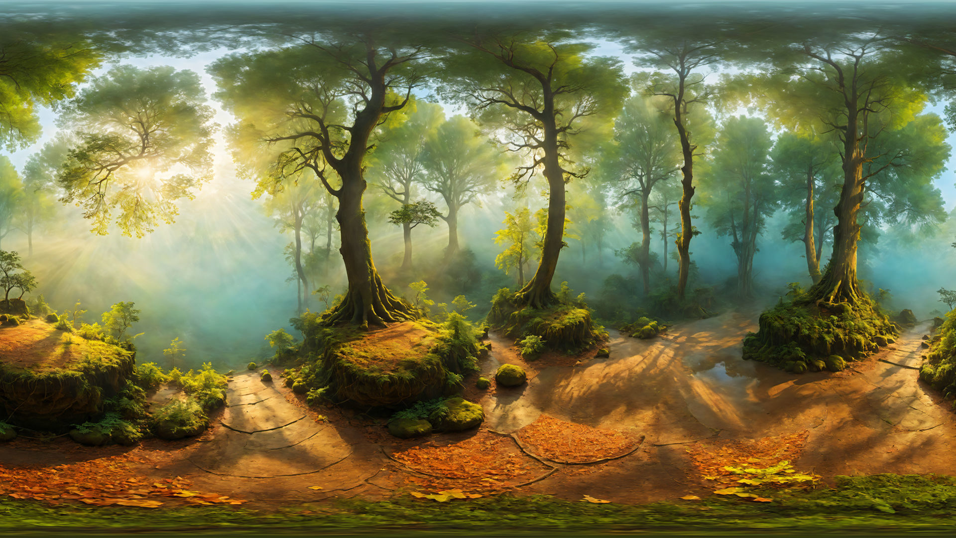 3D model HDRI Next Level Forrest Panoramas VR / AR / low-poly | CGTrader