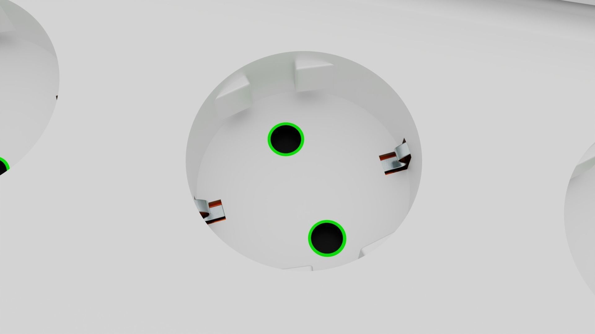 Multiple Electrical Socket 3D model | CGTrader