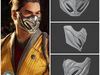 Scorpion mask from MK1 - New Grandmaster 3D model 3D printable | CGTrader