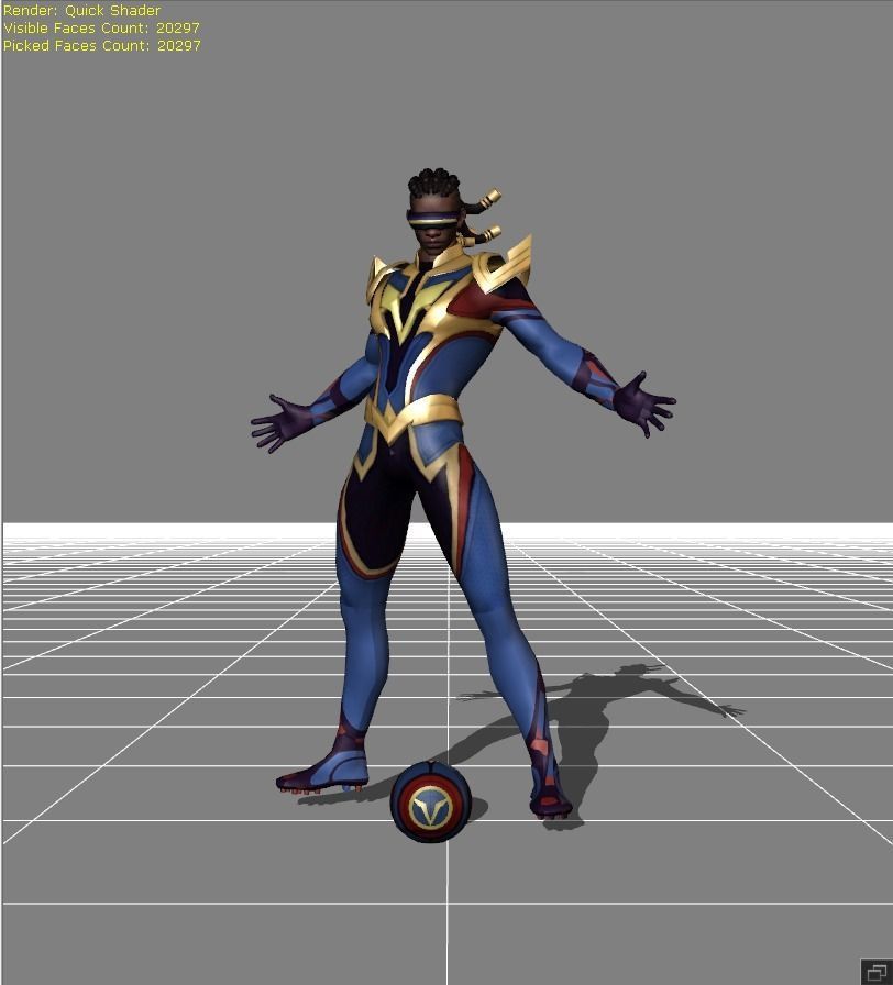 3D model Bruno Firebolt VR / AR / low-poly | CGTrader