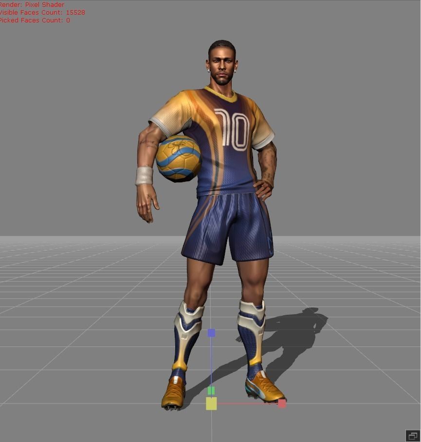 3D model Neymar Jr Bruno VR / AR / low-poly | CGTrader