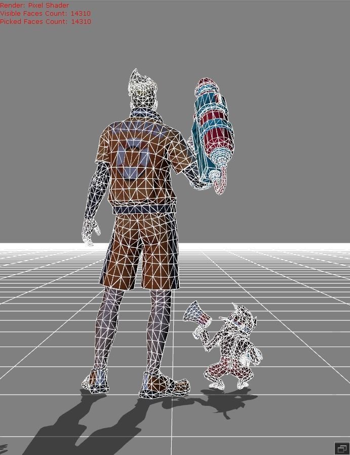 3D model Claude Lifeguard VR / AR / low-poly | CGTrader