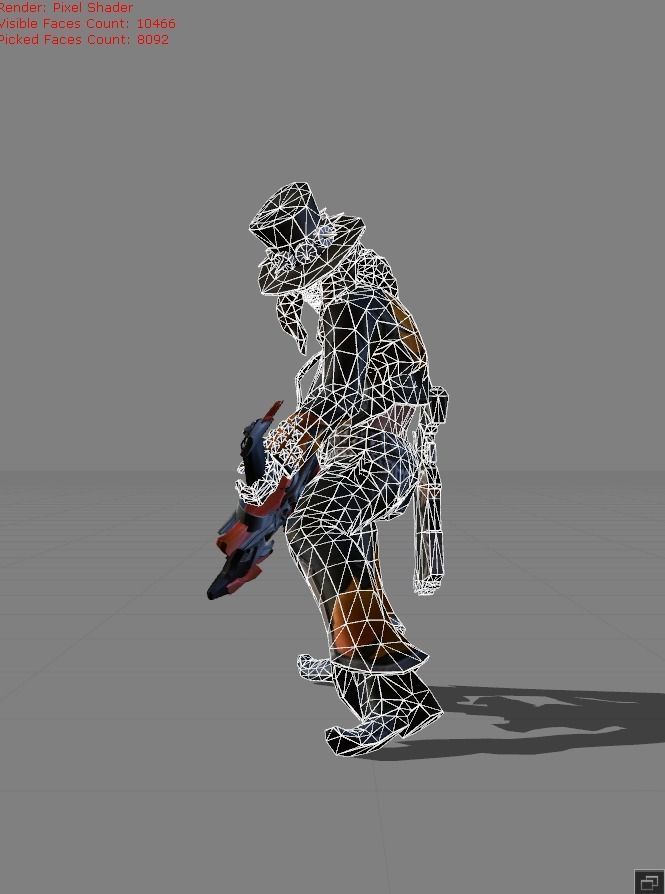 3D model Clint Rock and Roll VR / AR / low-poly | CGTrader