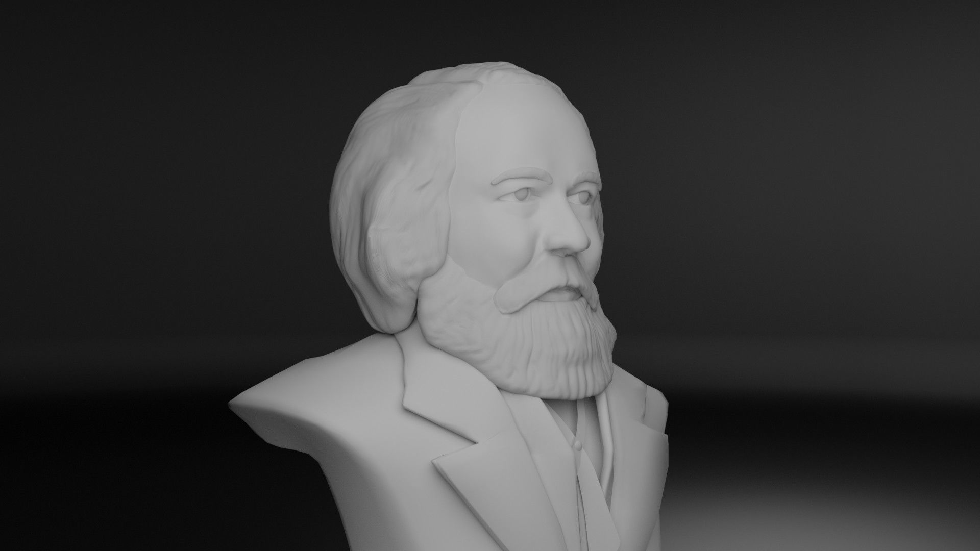 Mikhail Bakunin 3D model | CGTrader