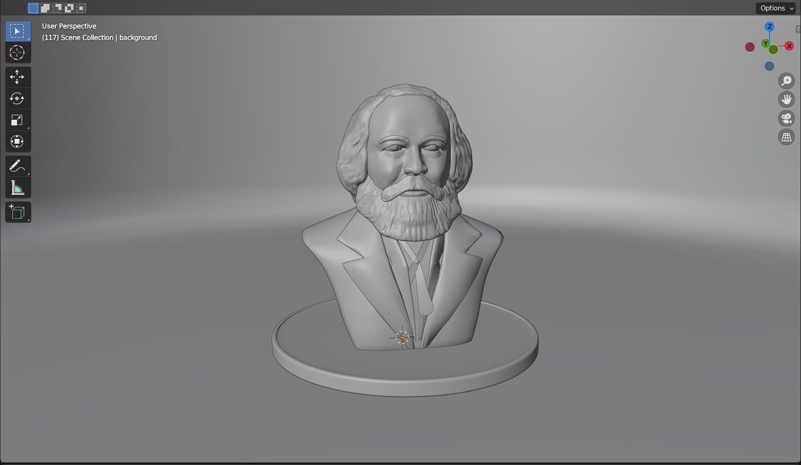 Mikhail Bakunin 3D model | CGTrader