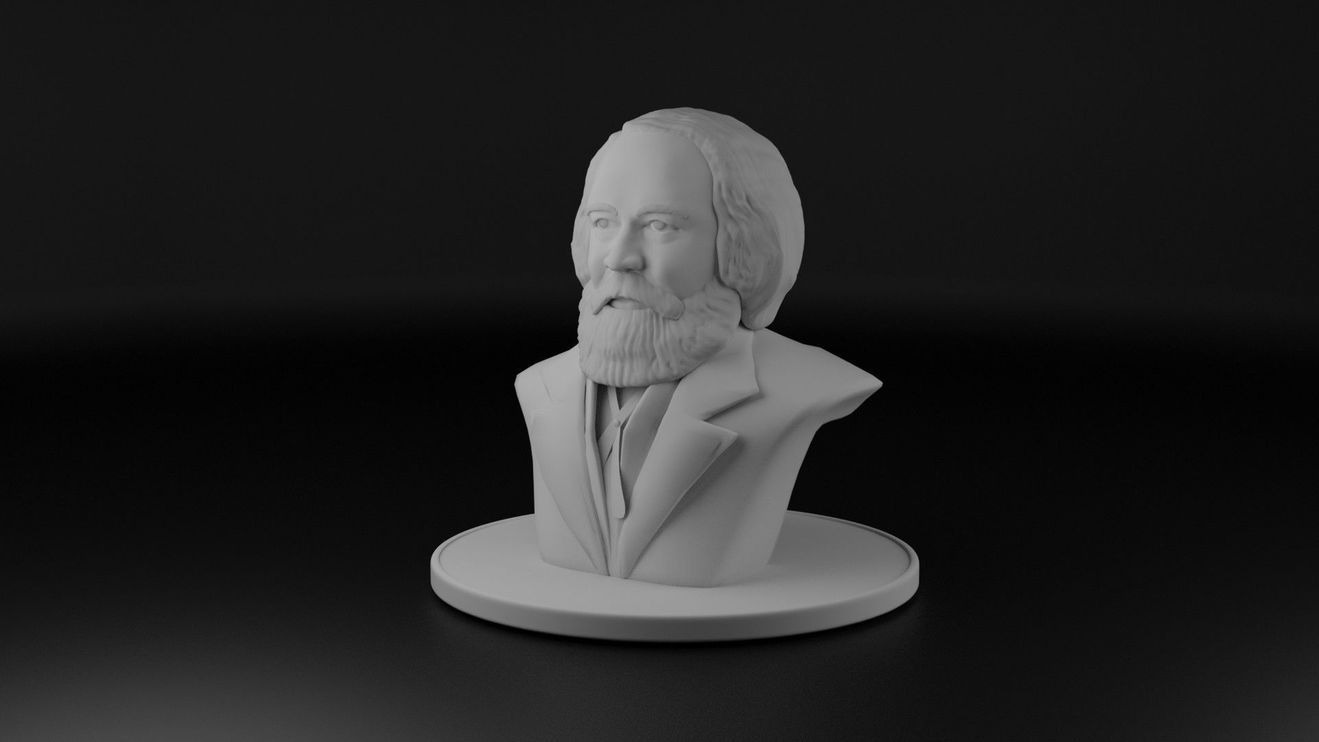 Mikhail Bakunin 3D model | CGTrader