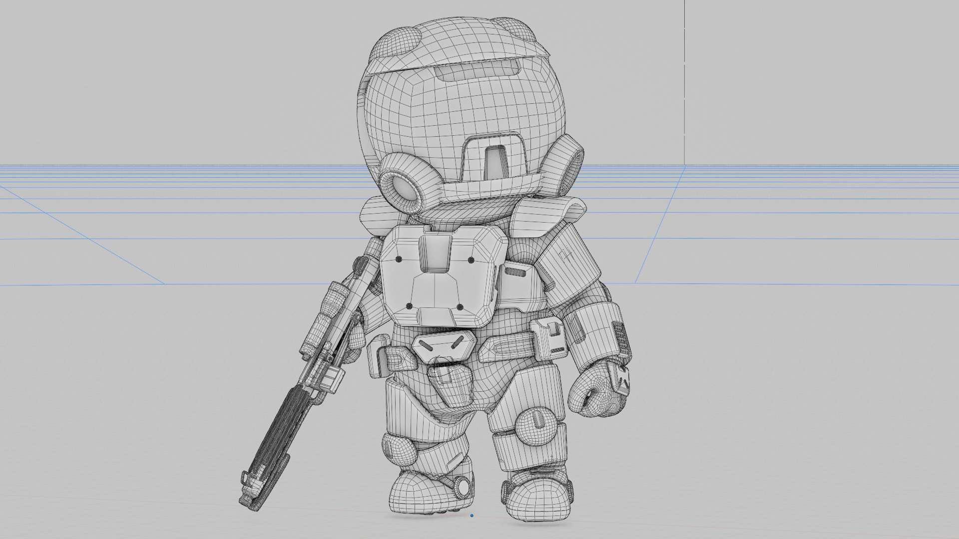 TOON TROOPER DEMO Rigged for Unreal Engine - Unity - MIXAMO free 3D ...