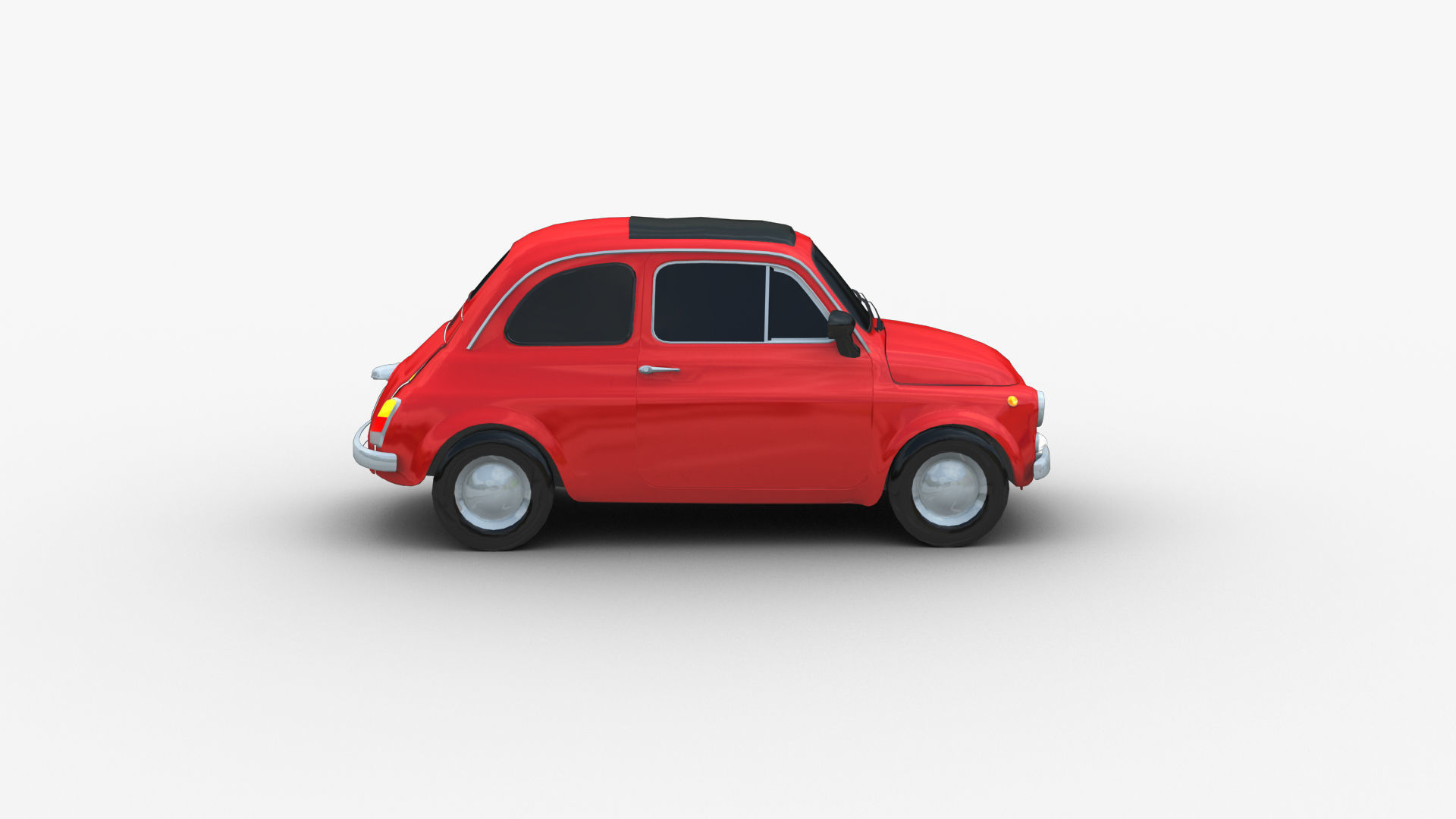 3D model Fiat 500 Classic VR / AR / low-poly | CGTrader