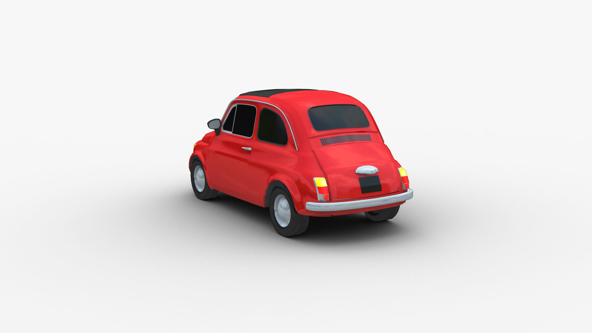 3D model Fiat 500 Classic VR / AR / low-poly | CGTrader