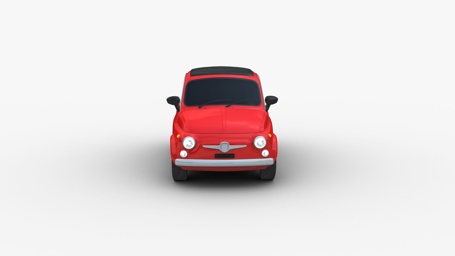3D model Fiat 500 Classic VR / AR / low-poly | CGTrader