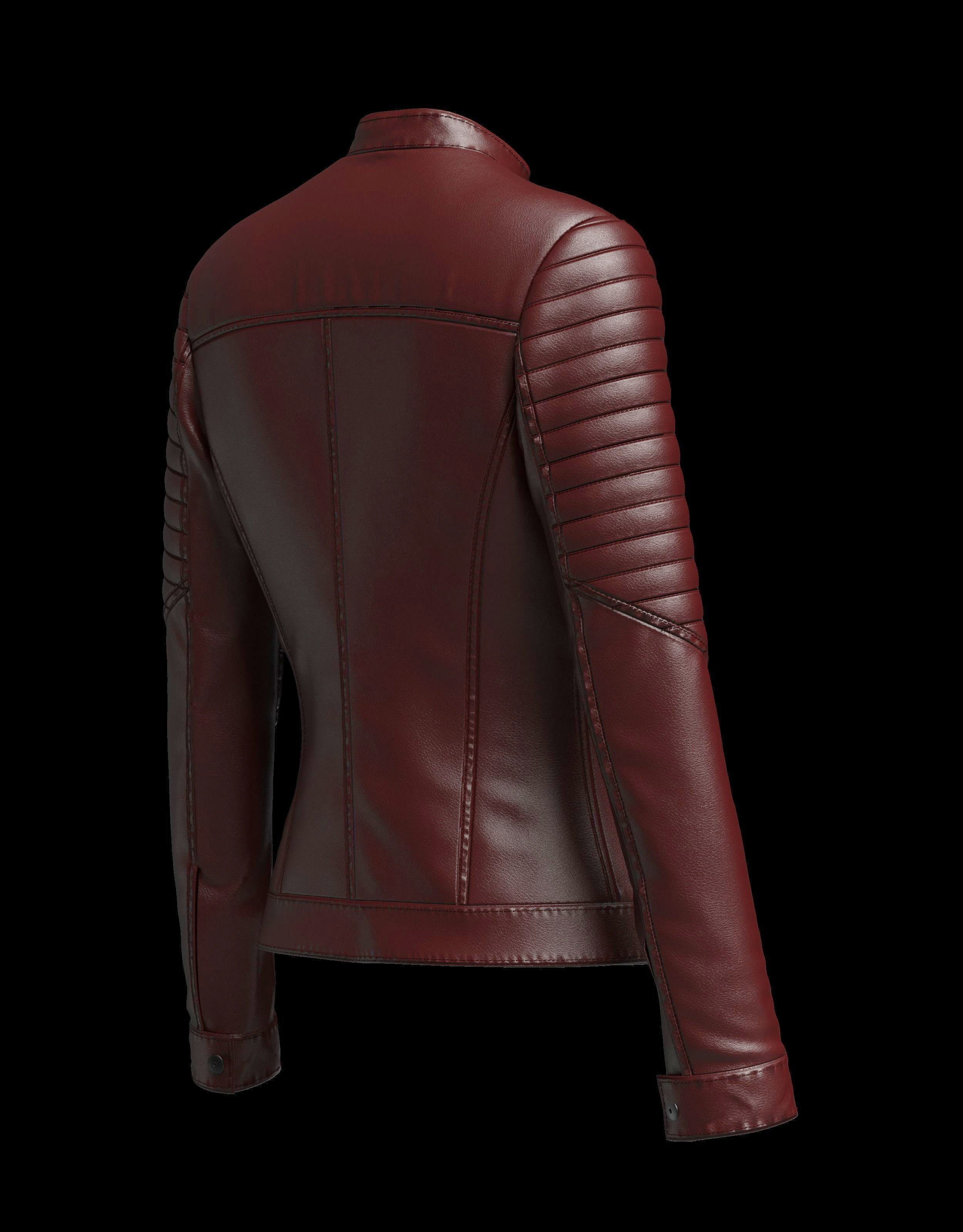 Female Leather Jacket 3d Model 3D model | CGTrader