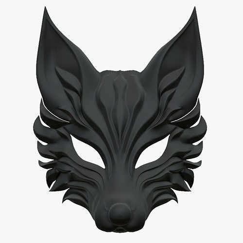 3D model Fox mask VR / AR / low-poly | CGTrader