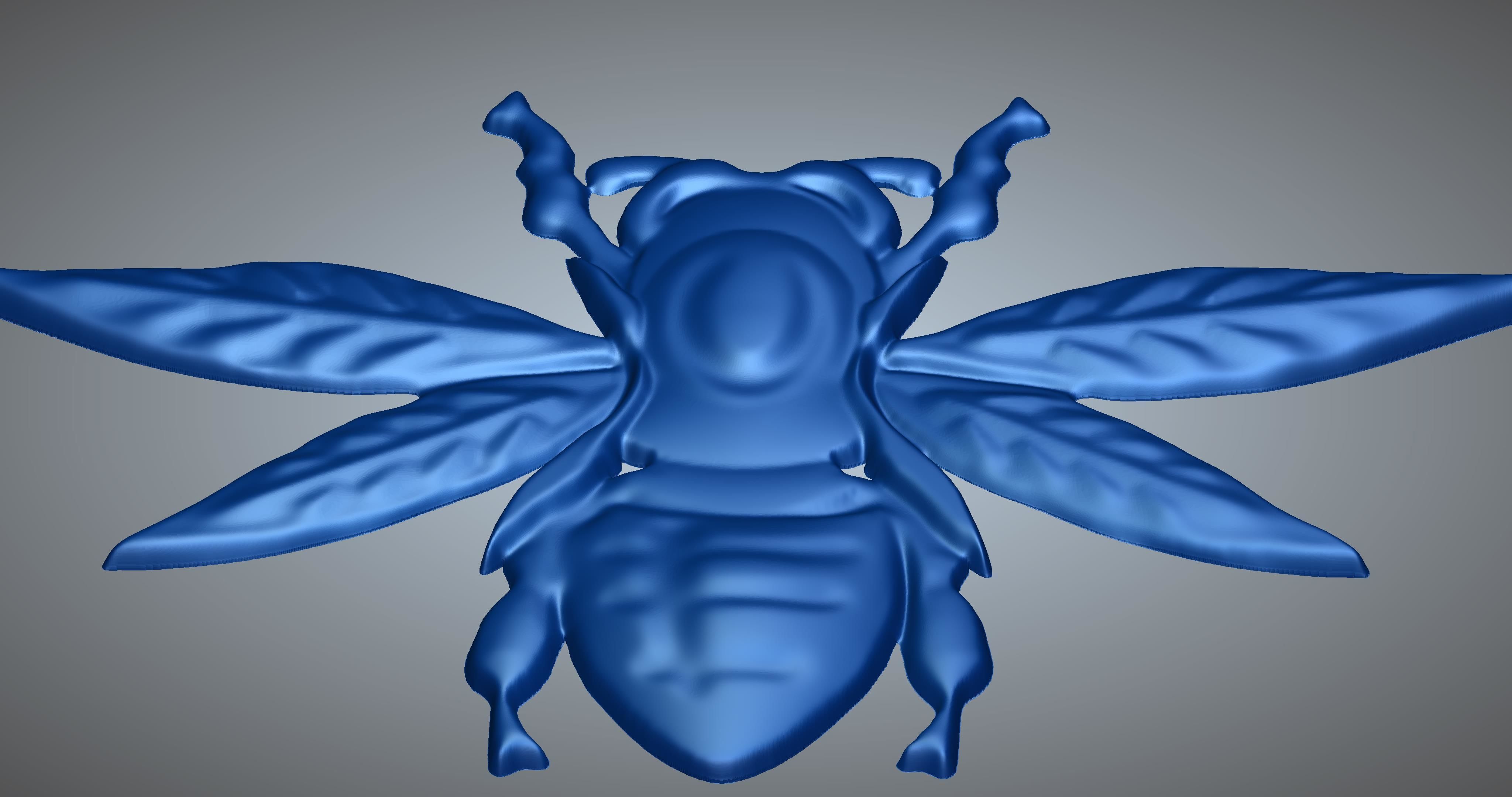 Bee Figure 3D model 3D printable | CGTrader
