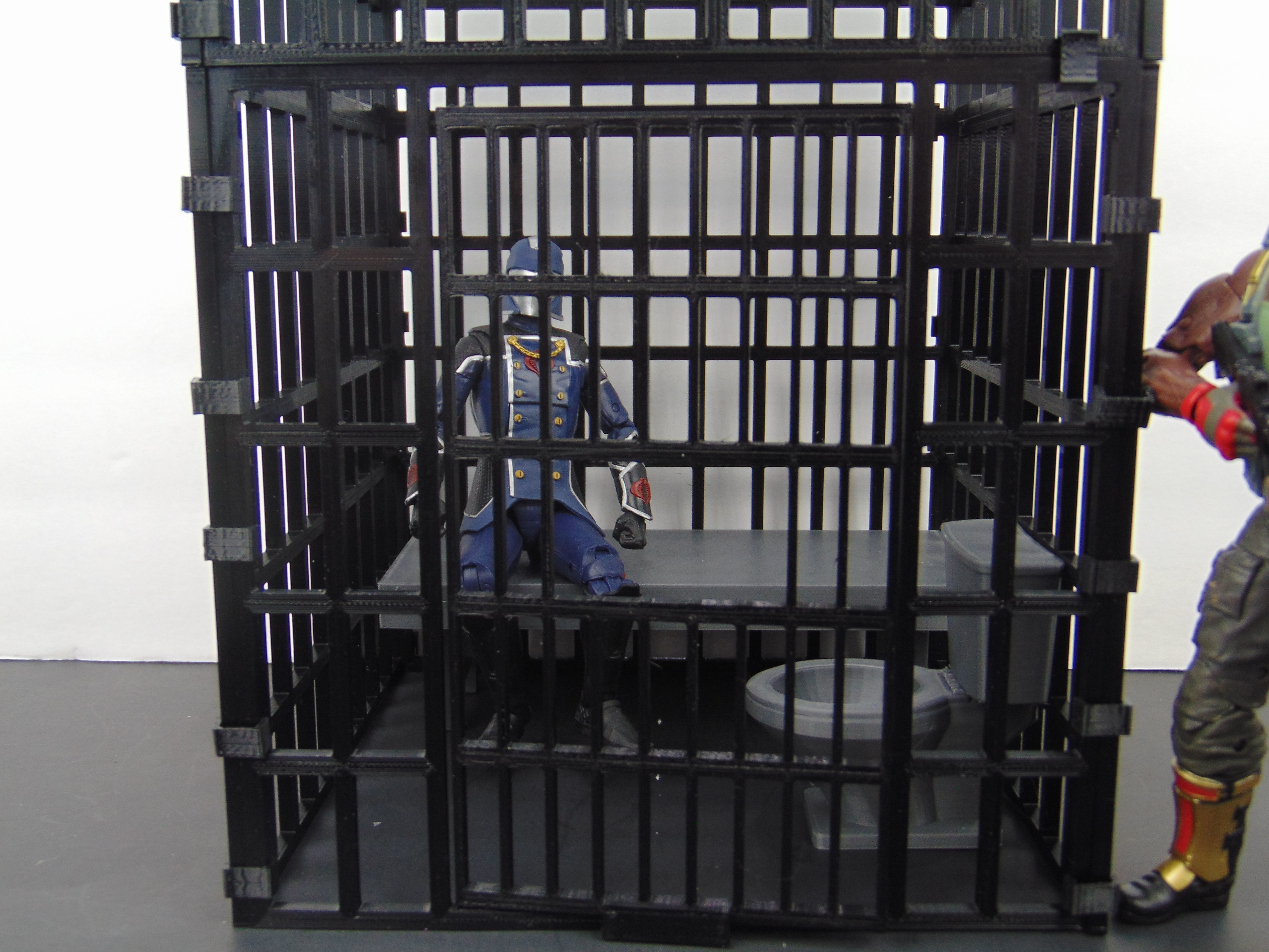 112 GI JOE Classified Jail Cell Prison Diorama Prop 3D Print Set 3D ...