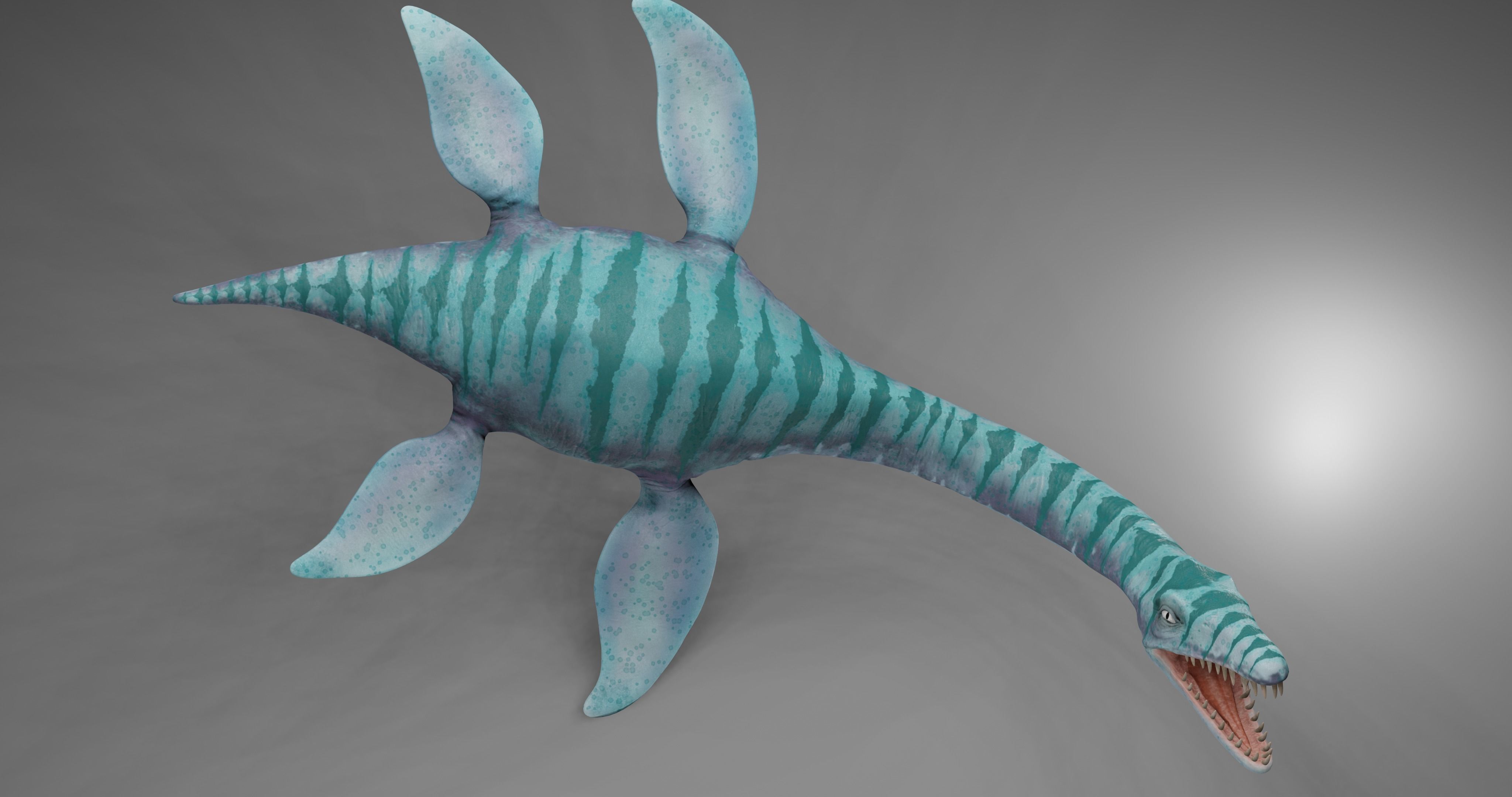 3D model Plesiosaurus Dinosaur VR / AR / low-poly | CGTrader