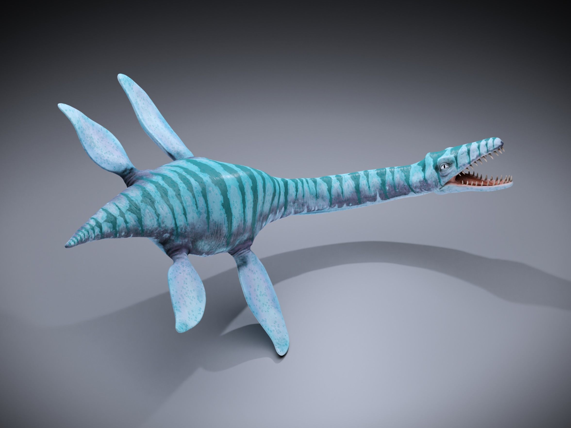 3D model Plesiosaurus Dinosaur VR / AR / low-poly | CGTrader