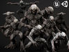 3D Model Collection Horror Demon Creatures Pack VR / AR / low-poly | CGTrader