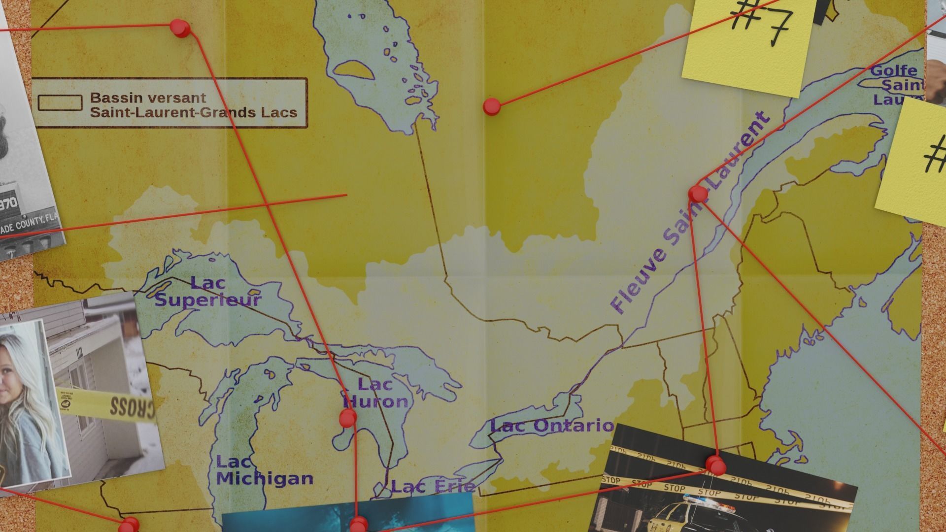 3D model Police Pinboard - Tutorial Included VR / AR / low-poly | CGTrader