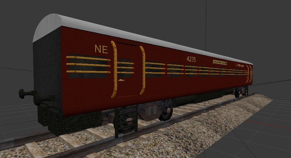Indian Train Coach 3D model | CGTrader