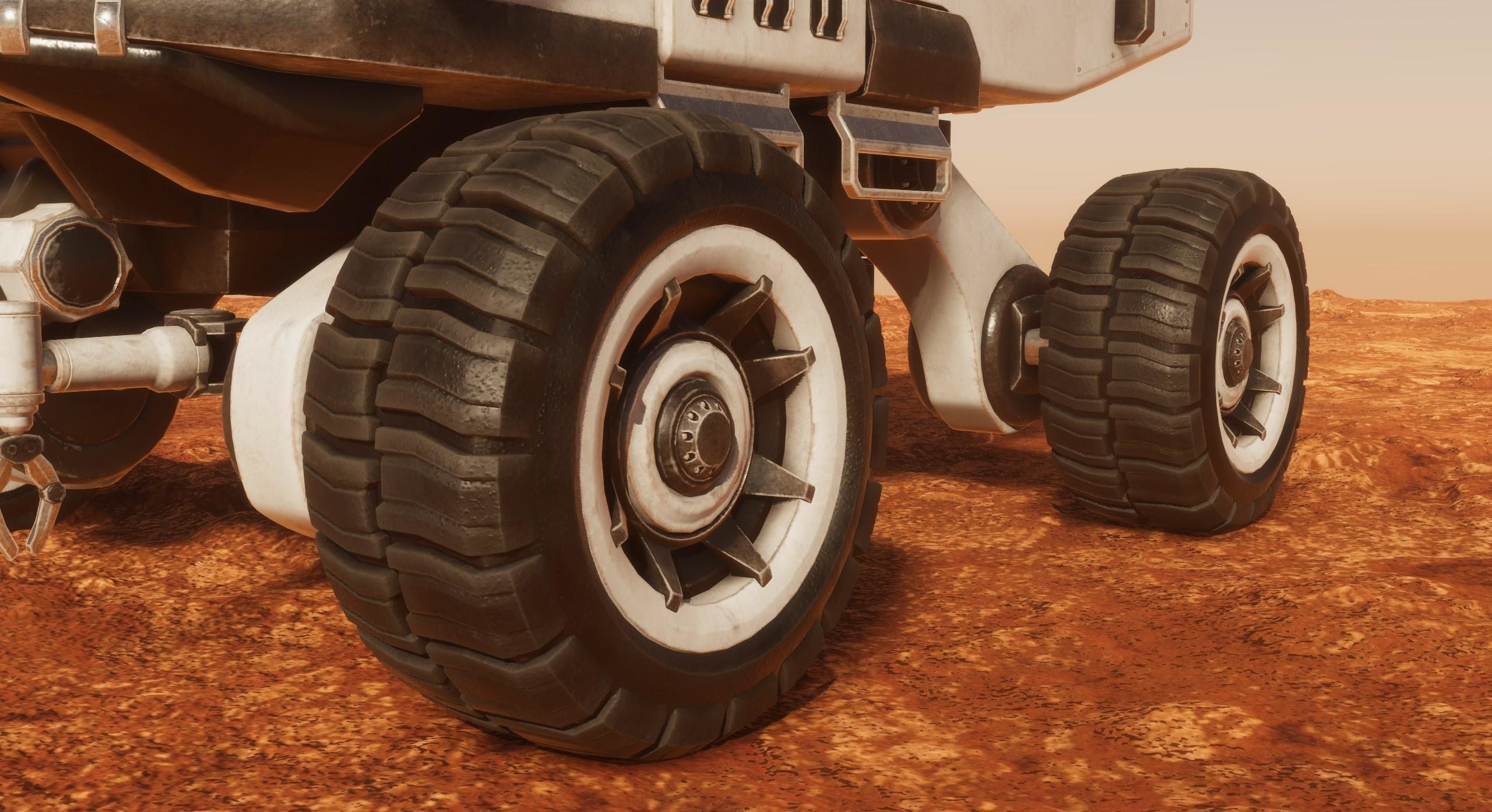 3D model Mars cargo rover Unity asset VR / AR / low-poly | CGTrader