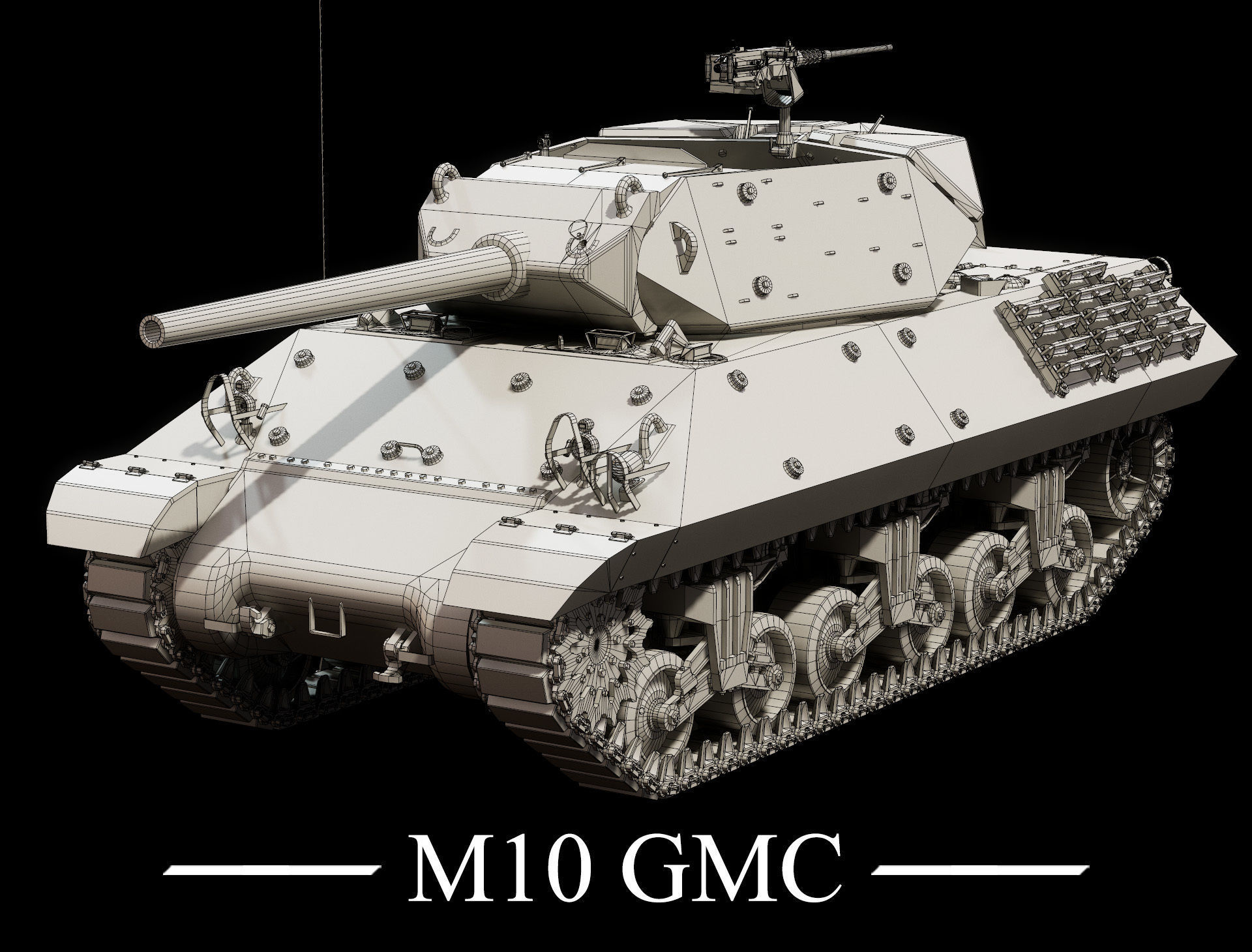 M10 GMC - Base Mesh 3D model | CGTrader