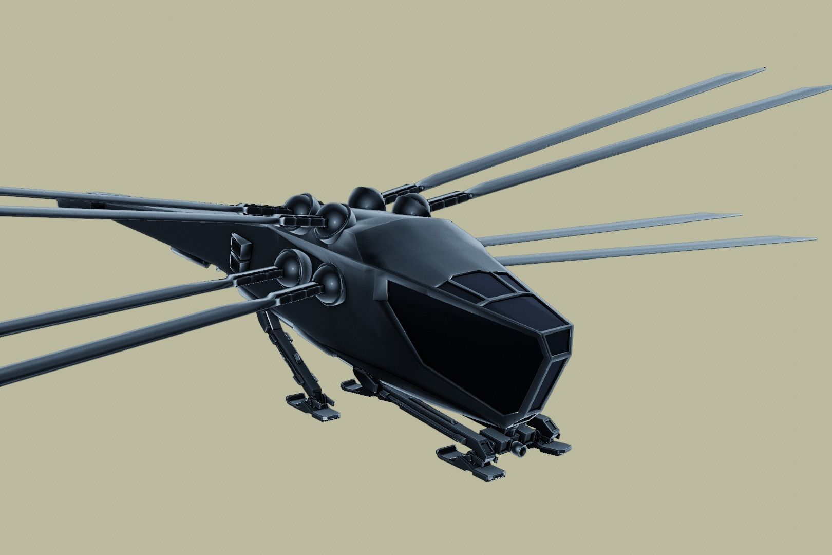 ORNITHOPTER from DUNE 3D model 3D printable | CGTrader