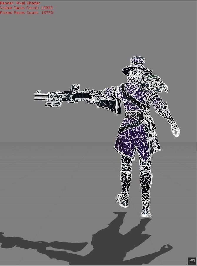 3D model Clint Witch Hunter VR / AR / low-poly | CGTrader